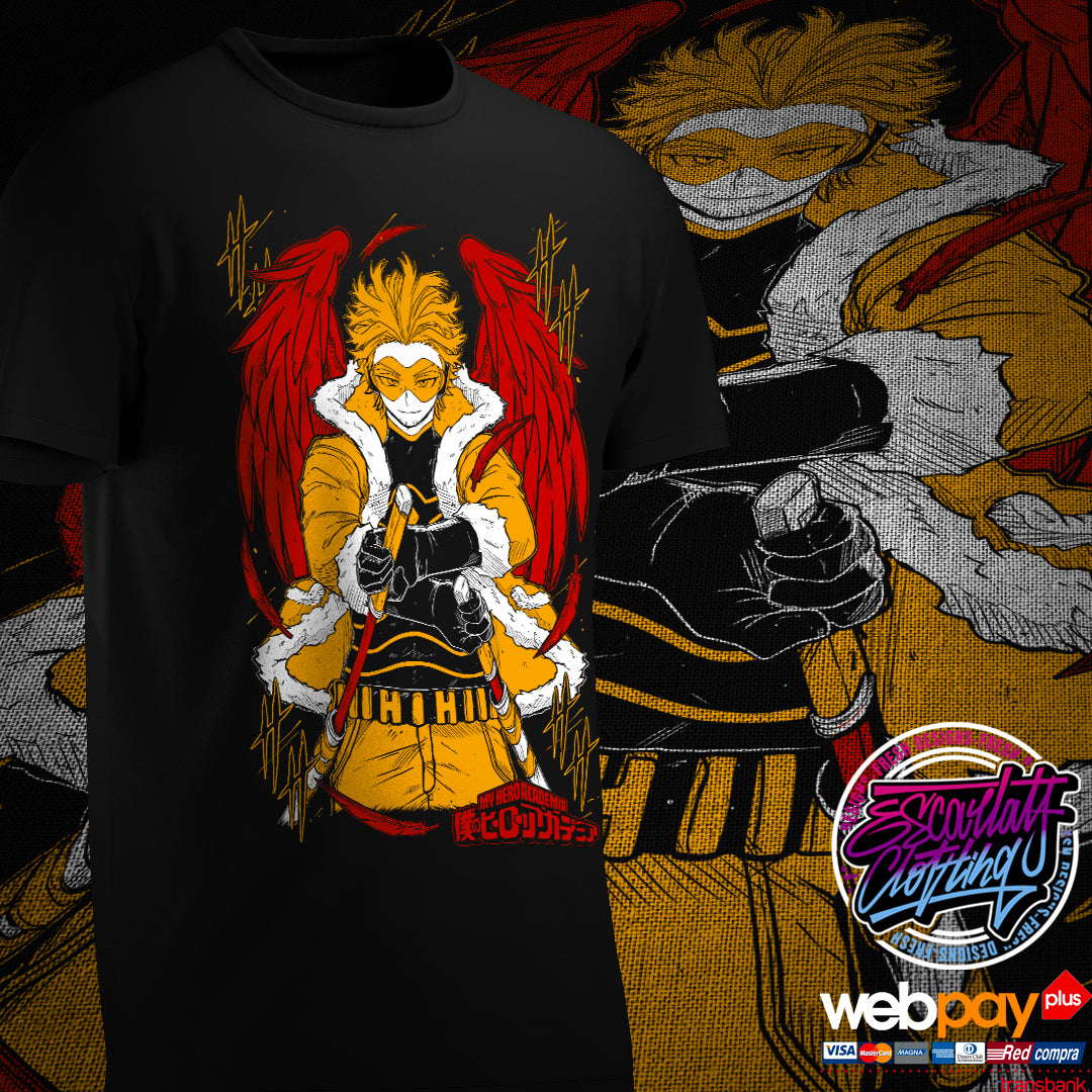 POLERA HAWKS BASIC - MY HERO ACADEMIA – ESCARLATA CLOTHING