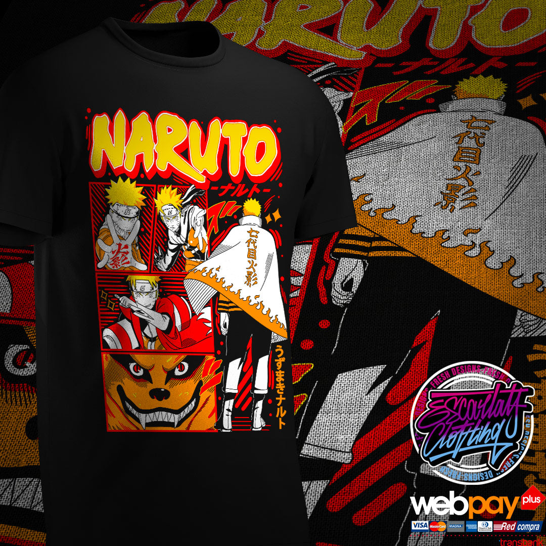 POLERA NARUTO - NARUTO – ESCARLATA CLOTHING